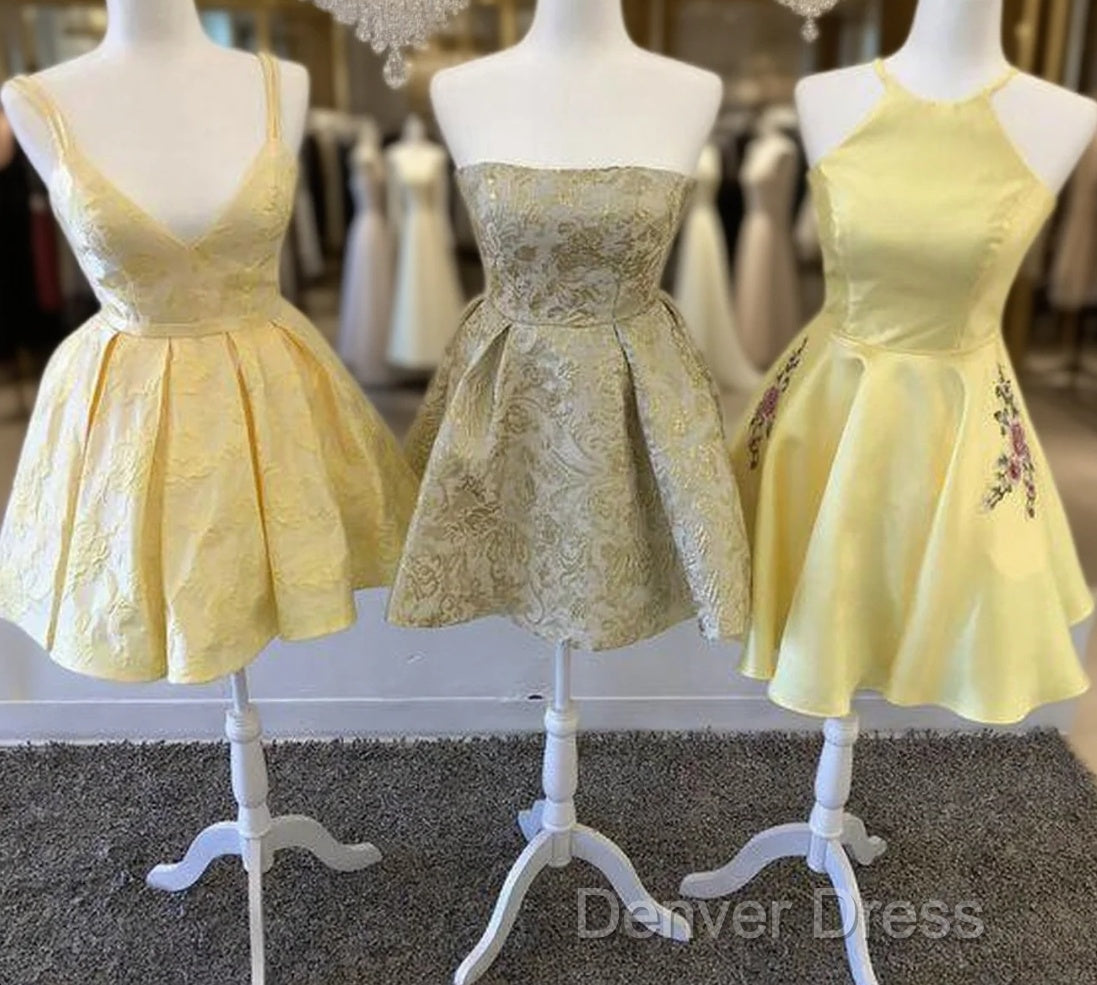 Yellow Homecoming Dresses – Denver Dress